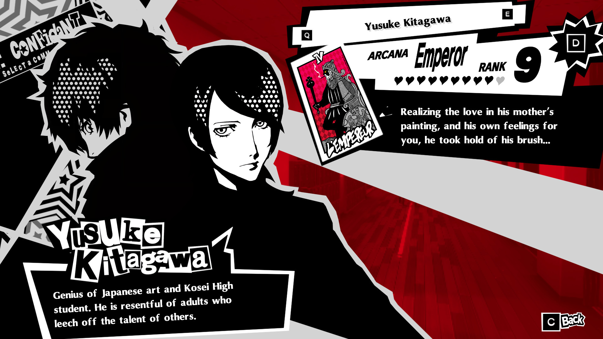 P5R Female Protagonist Mod - Yusuke Romance Route Blog Post for Persona ...