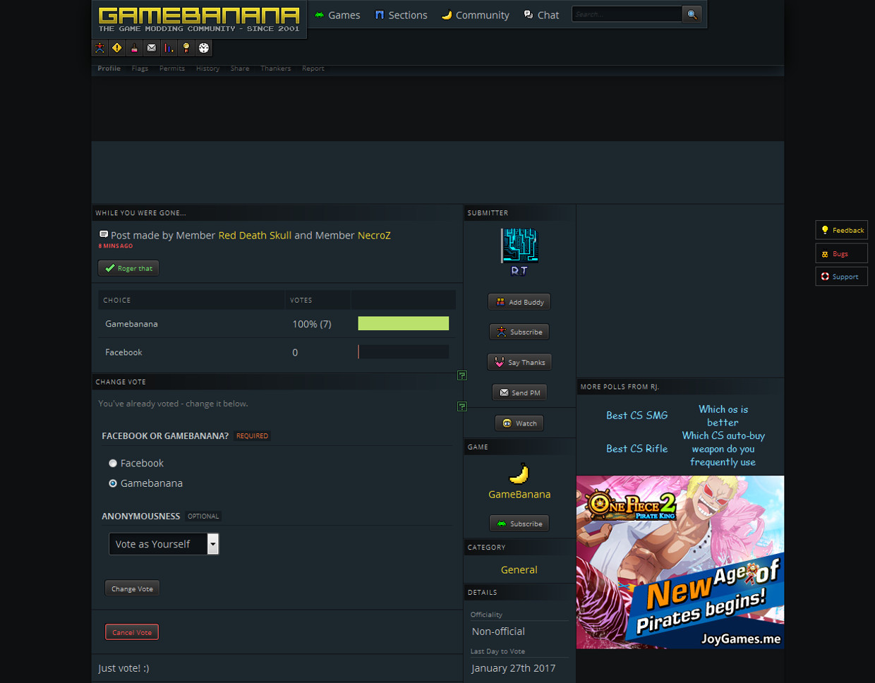 Where I've been Blog Post for GameBanana | GB Blogs