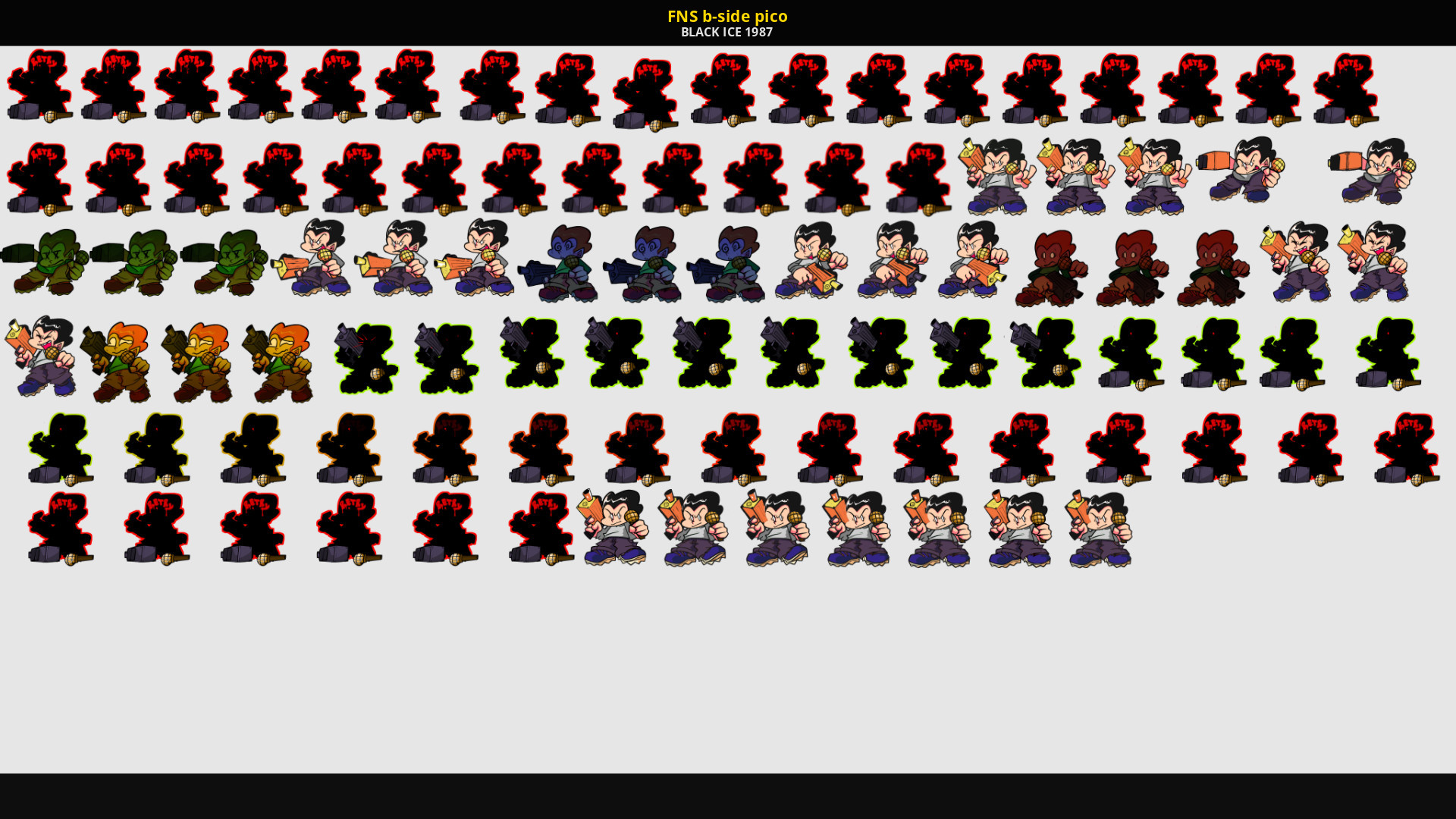 Pico fnf assets png - 85 фото