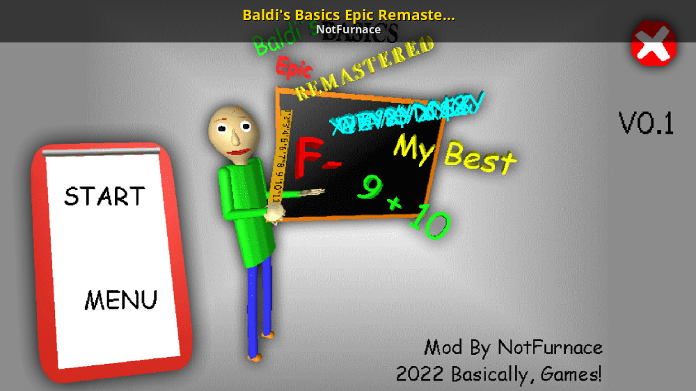 Baldi remastered mods