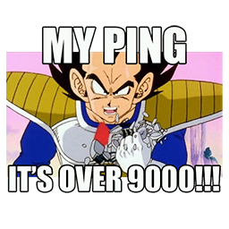 Ping over 9000! Spray for Team Fortress 2 | TF2 Sprays