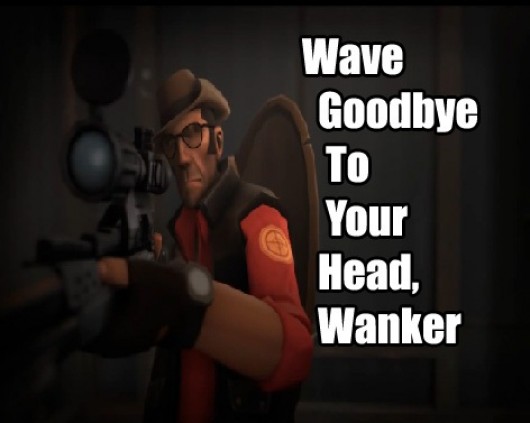 Wave goodbye [Team Fortress 2] [Sprays]