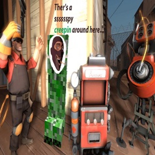 there a spy creeping around here Spray for Team Fortress 2 | TF2 Sprays