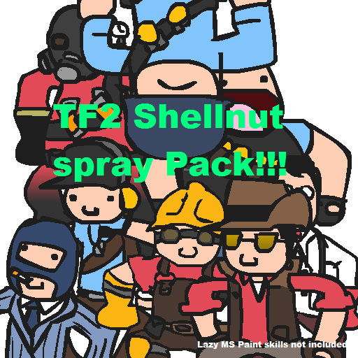 TF2 in a Shellnut Spray pack! Spray for Team Fortress 2 | TF2 Sprays