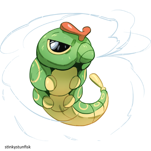 Caterpie Sketchy - TRANSPARENT [Team Fortress 2] [Sprays]