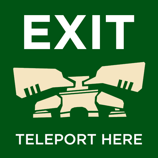 Exit, Teleport Here Spray for Team Fortress 2 | TF2 Sprays