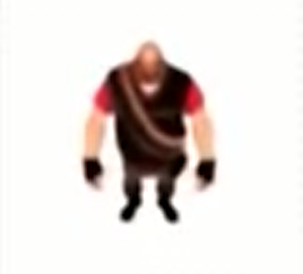 Low Quality Heavy (Billie Jean) Spray for Team Fortress 2 | TF2 Sprays