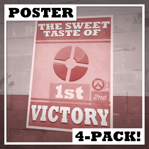 TF2 & OW2 Propaganda poster Spray for Team Fortress 2 | TF2 Sprays