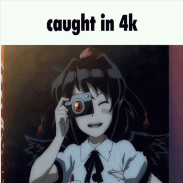 Aya Caught in 4K spray (touhou) Spray for Team Fortress 2 | TF2 Sprays