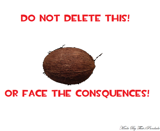 Coconut PSA Spray for Team Fortress 2 | TF2 Sprays