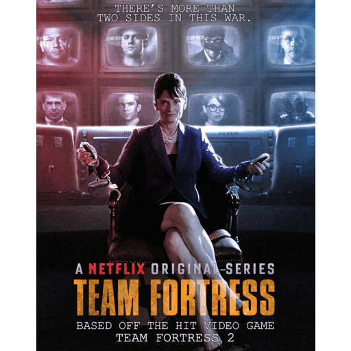 "Team Fortress" Series by Netflix Spray for Team Fortress 2 | TF2 Sprays