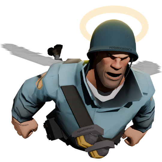 Soldier COMIN' IN HOT! Spray for Team Fortress 2 | TF2 Sprays