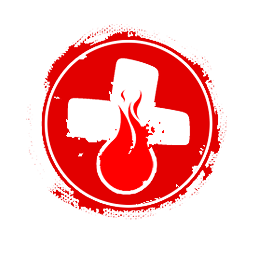 Medic / Pyro Emblem Spray for Team Fortress 2 | TF2 Sprays