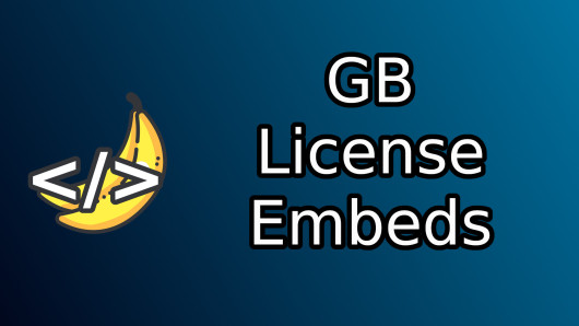 GB License Embeds App