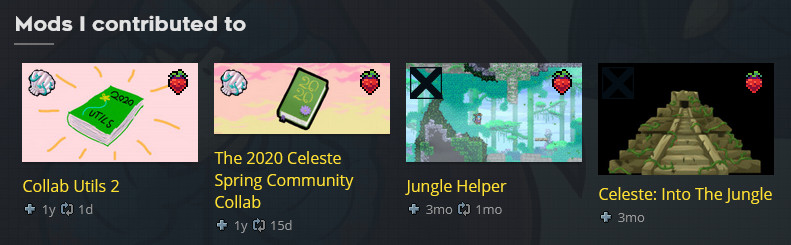 Show Arbitrary Mods on Profile App