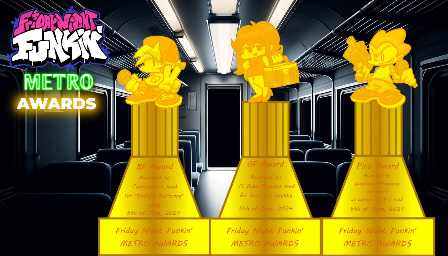 FNF-Metro(SECOND TOP 10 UPDATE!) Collection for Friday Night Funkin ...