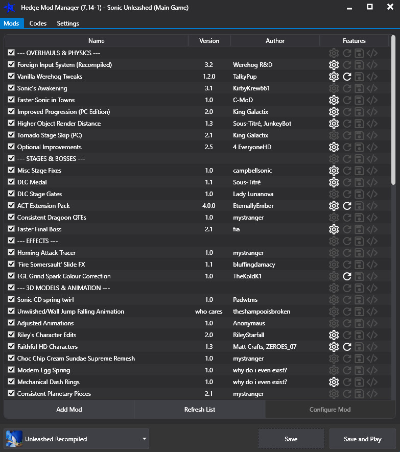 Sonic Unleashed: Ultimate Collection for Unleashed Recompiled | UR ...