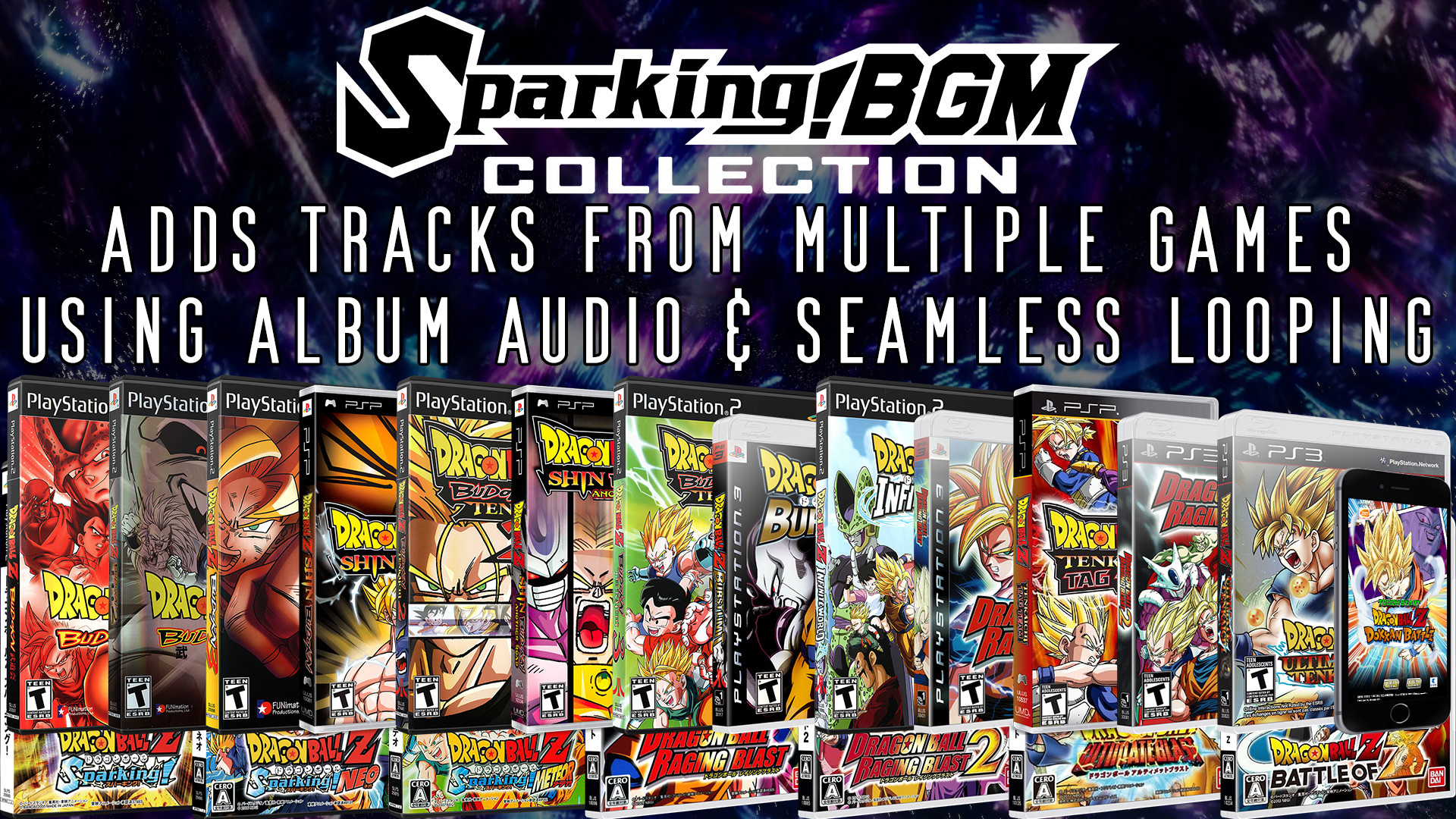 Sparking! BGM Collection [Kuro's Music Manager] Collection for Dragon Ball: Sparking! ZERO ...