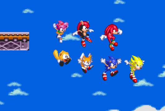 Animated Falling Sprites Concept for Sonic 3 A.I.R. | S3AIR Concepts