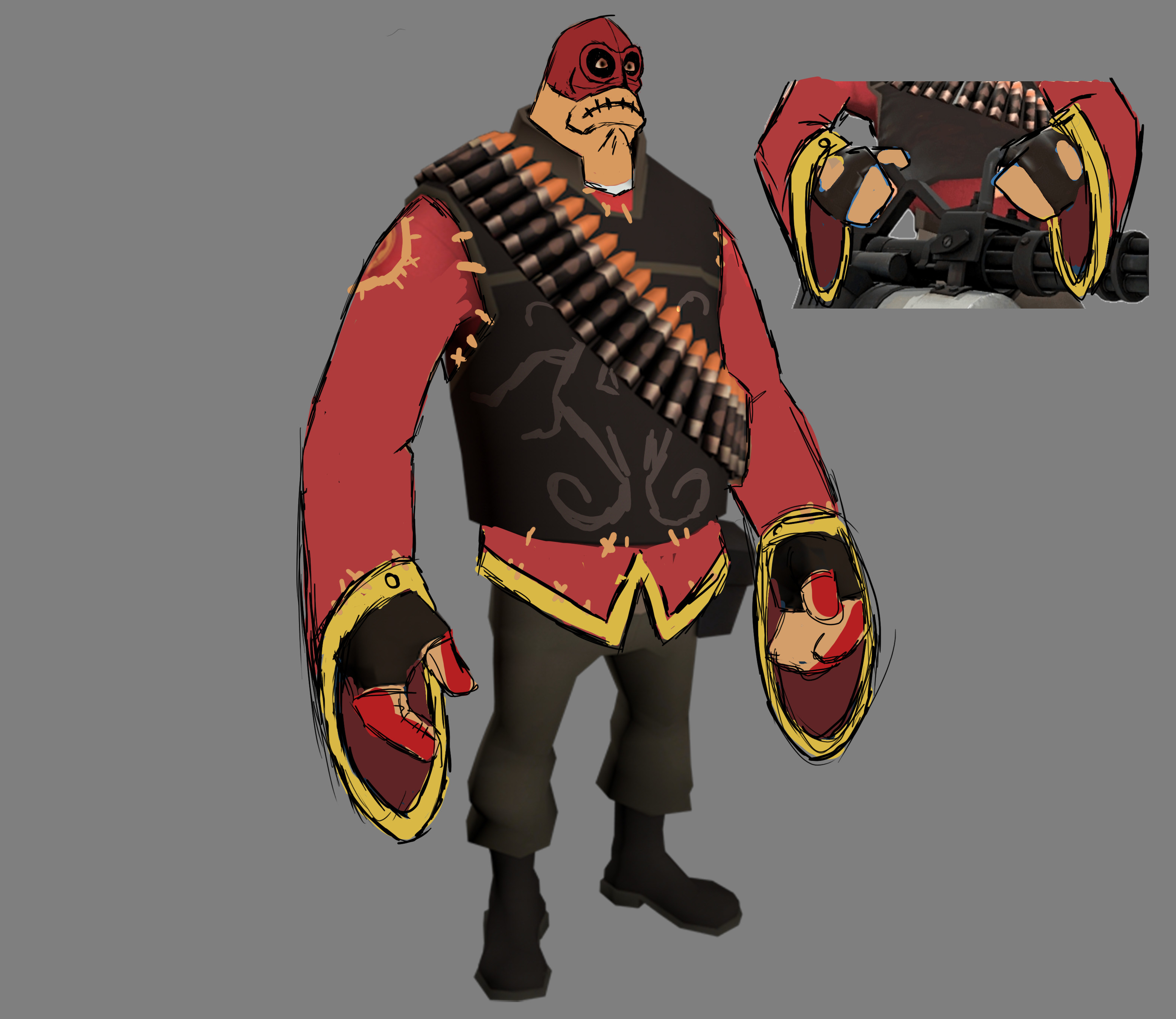 Looms with a Hood Concept for Team Fortress 2 | TF2 Concepts