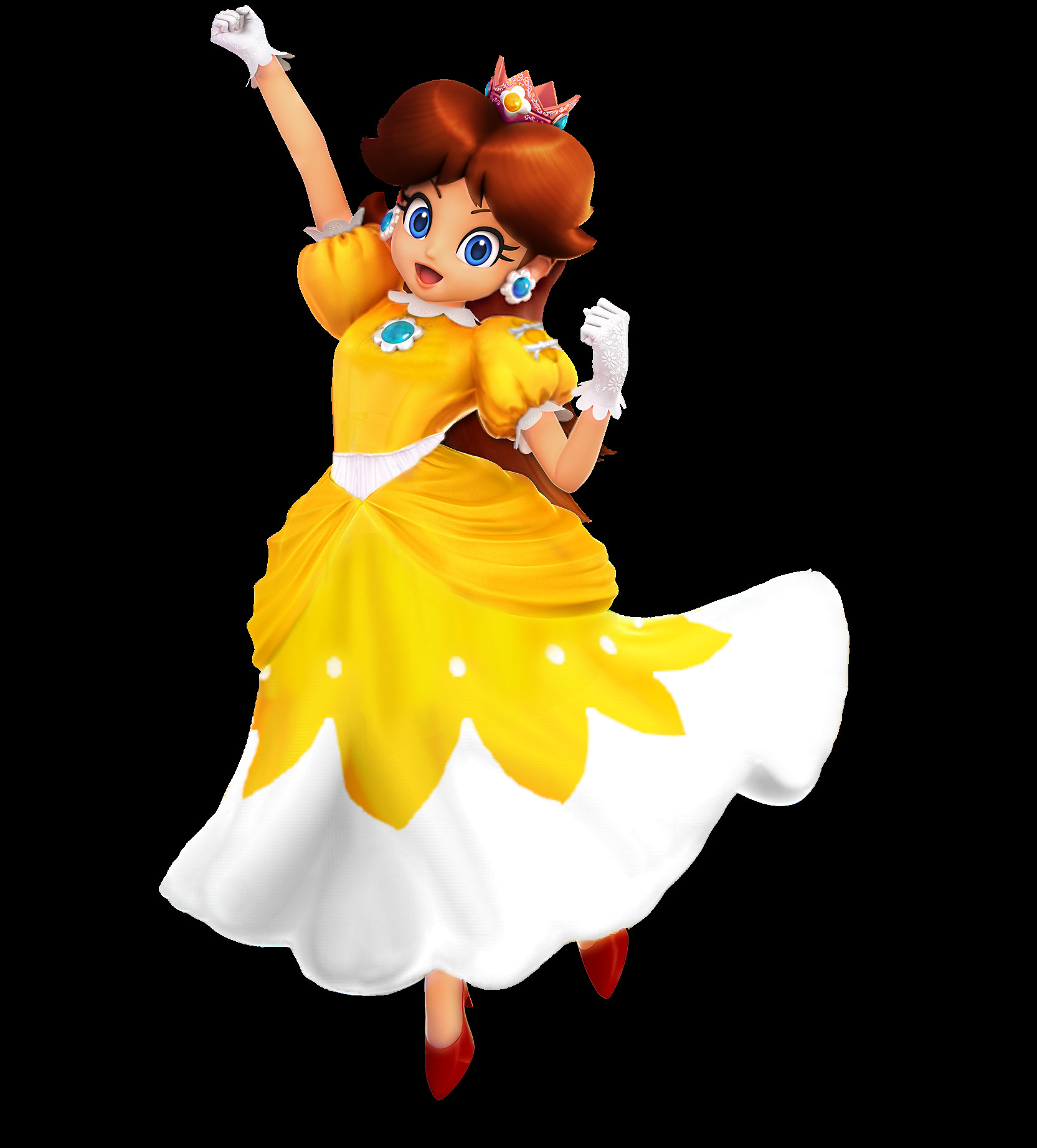 Modernized Classic Daisy Outfit Concept for Super Smash Bros. Ultimate ...