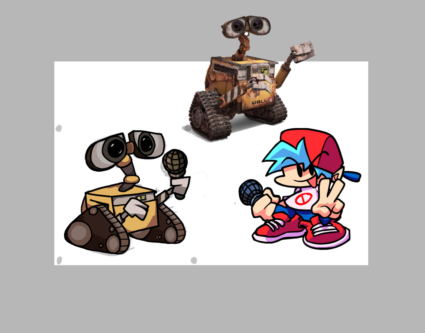 Wall-E Mod Concept Art Concept for Friday Night Funkin' | FNF Concepts