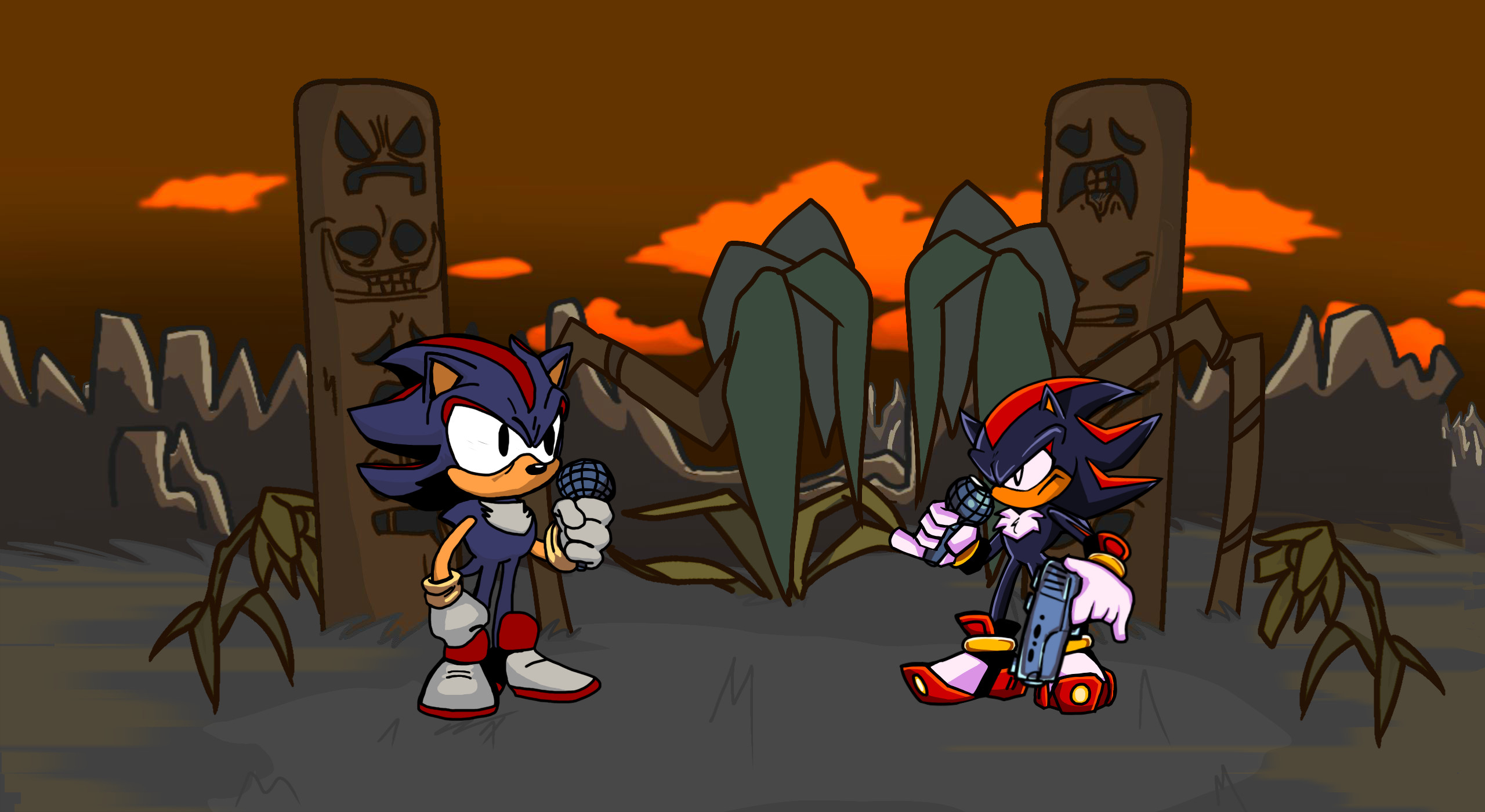 Faker Shadow [Friday Night Funkin'] [Concepts]