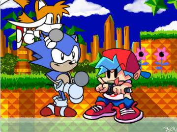 Concept for toei sonic skin lol Concept for Friday Night Funkin' | FNF ...
