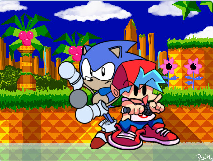 Concept for toei sonic skin lol Concept for Friday Night Funkin' | FNF ...