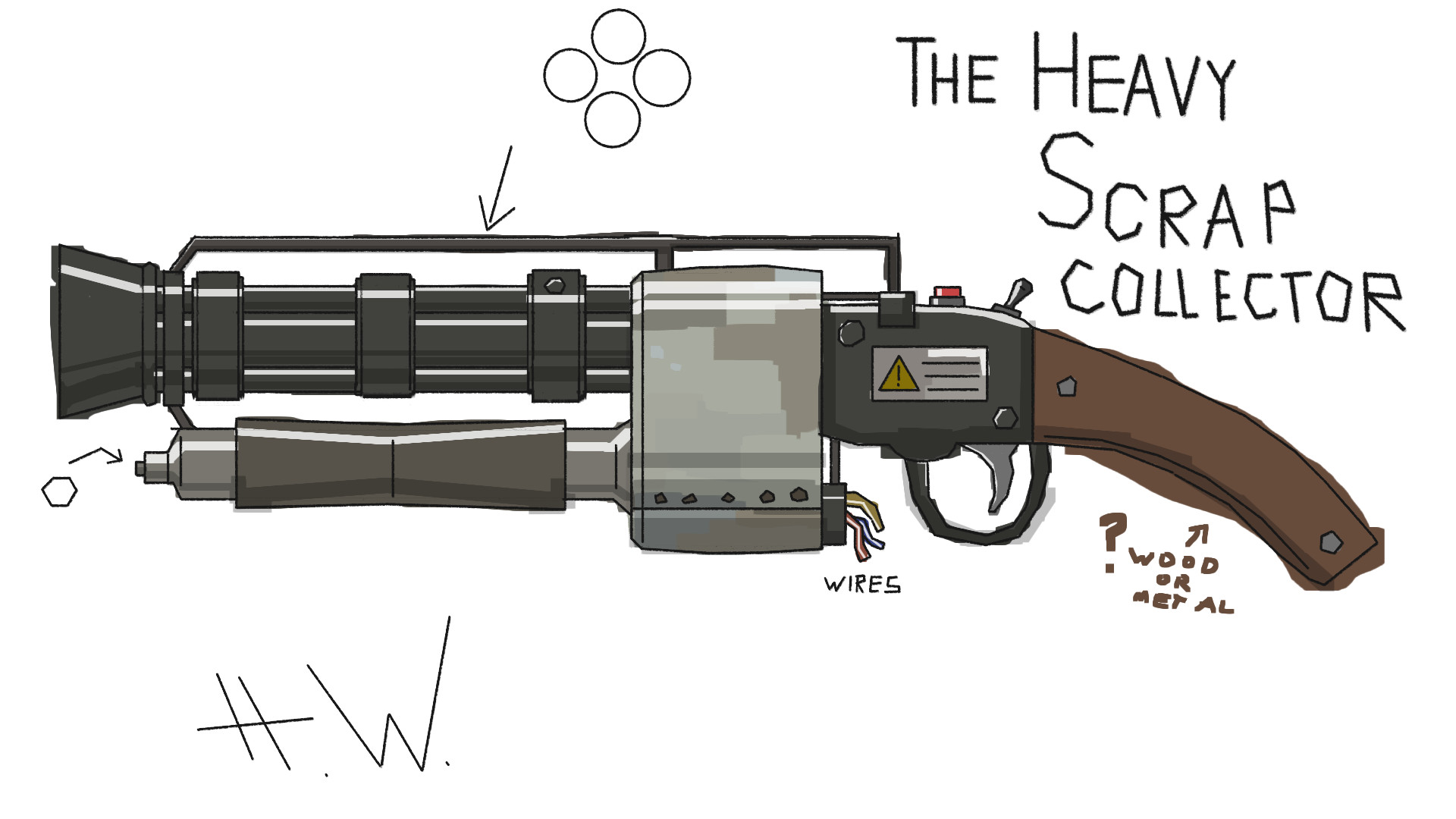 The Heavy Scrap Collector [Team Fortress 2] [Concepts]