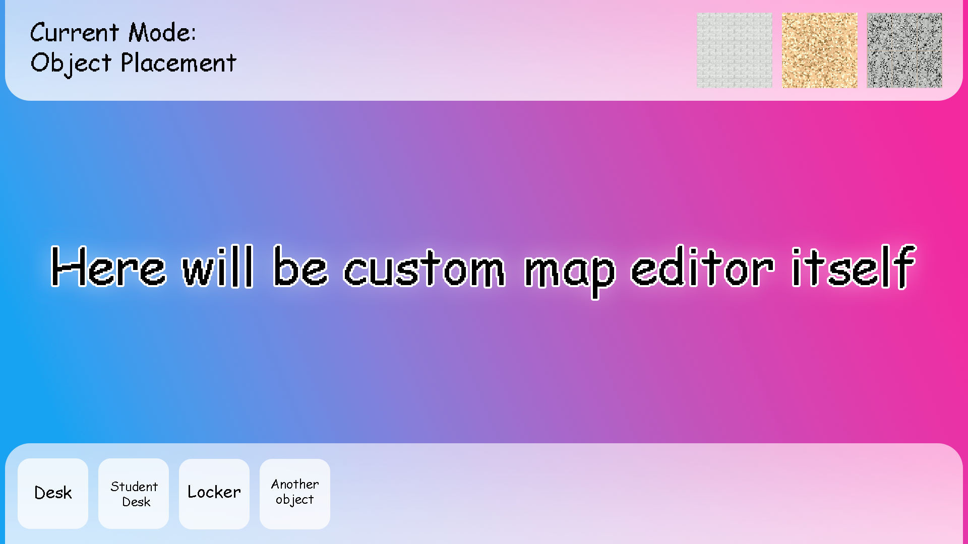 Level Creator UI Concept Art [Baldi's Basics] [Concepts]