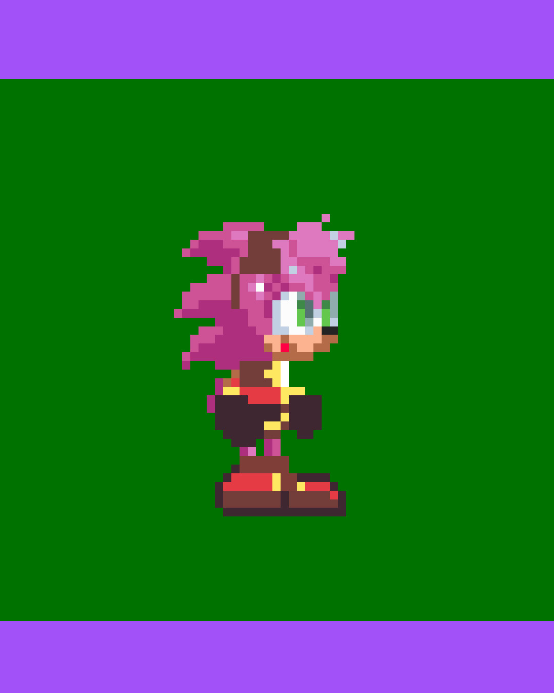 Prime Amy (Classic Style) Concept for Sonic 3 A.I.R. | S3AIR Concepts