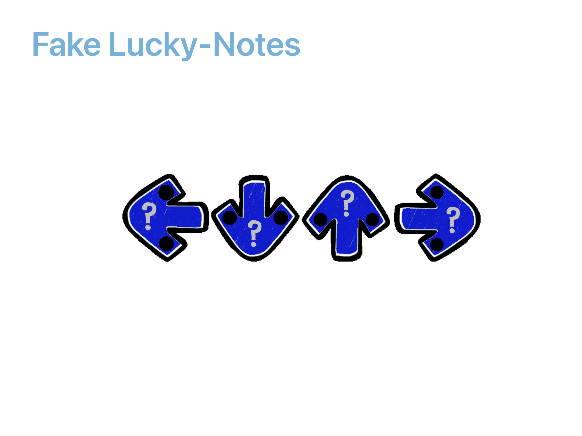 Lucky-Notes + Fake Lucky-Notes [Friday Night Funkin'] [Concepts]