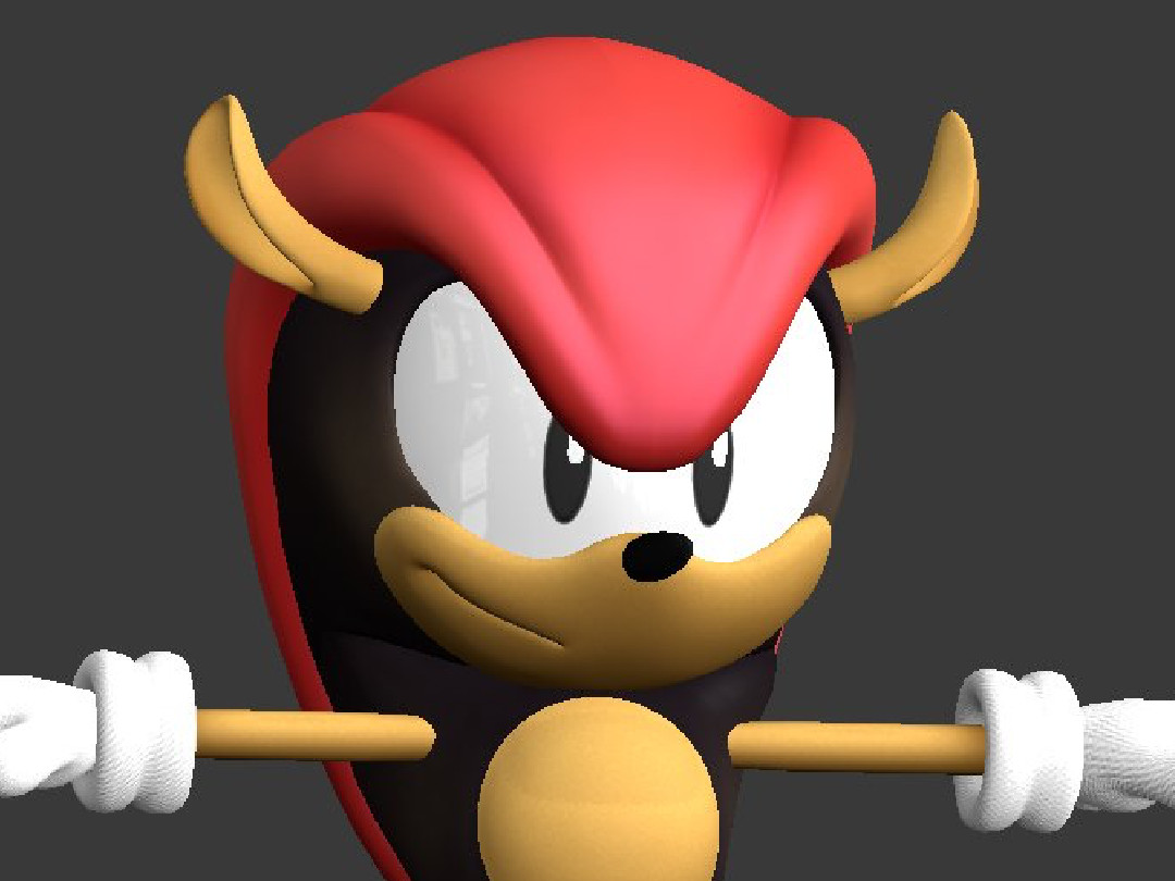 T-Pose Mighty Concept for Sonic 3 A.I.R. | S3AIR Concepts