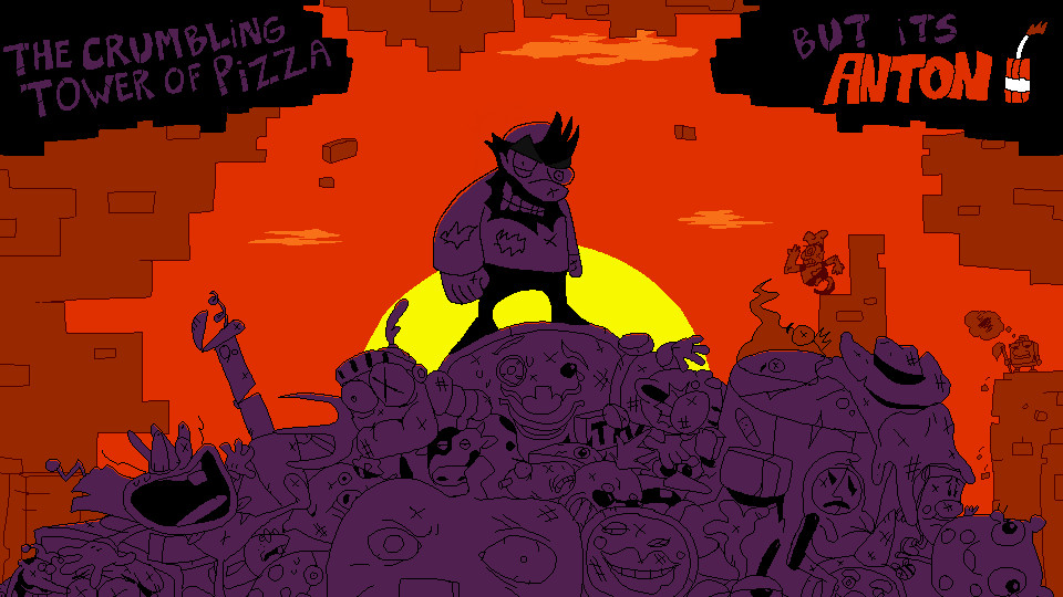 The Crumbling Tower of Pizza...but its Anton Concept for Pizza Tower ...