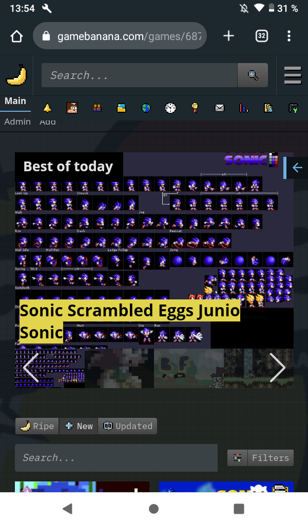 Sonic Scrambled Eggs Junio Sonic [Sonic 3 A.I.R.] [Concepts]