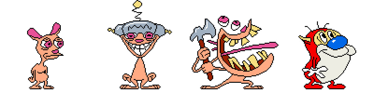 Ren & Stimpy Tower Concept for Pizza Tower | PT Concepts