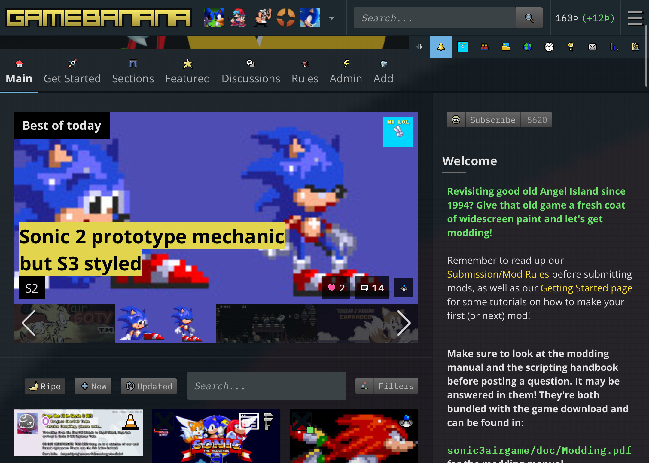 Sonic 2 prototype mechanic but S3 styled Concept for Sonic 3 A.I.R ...