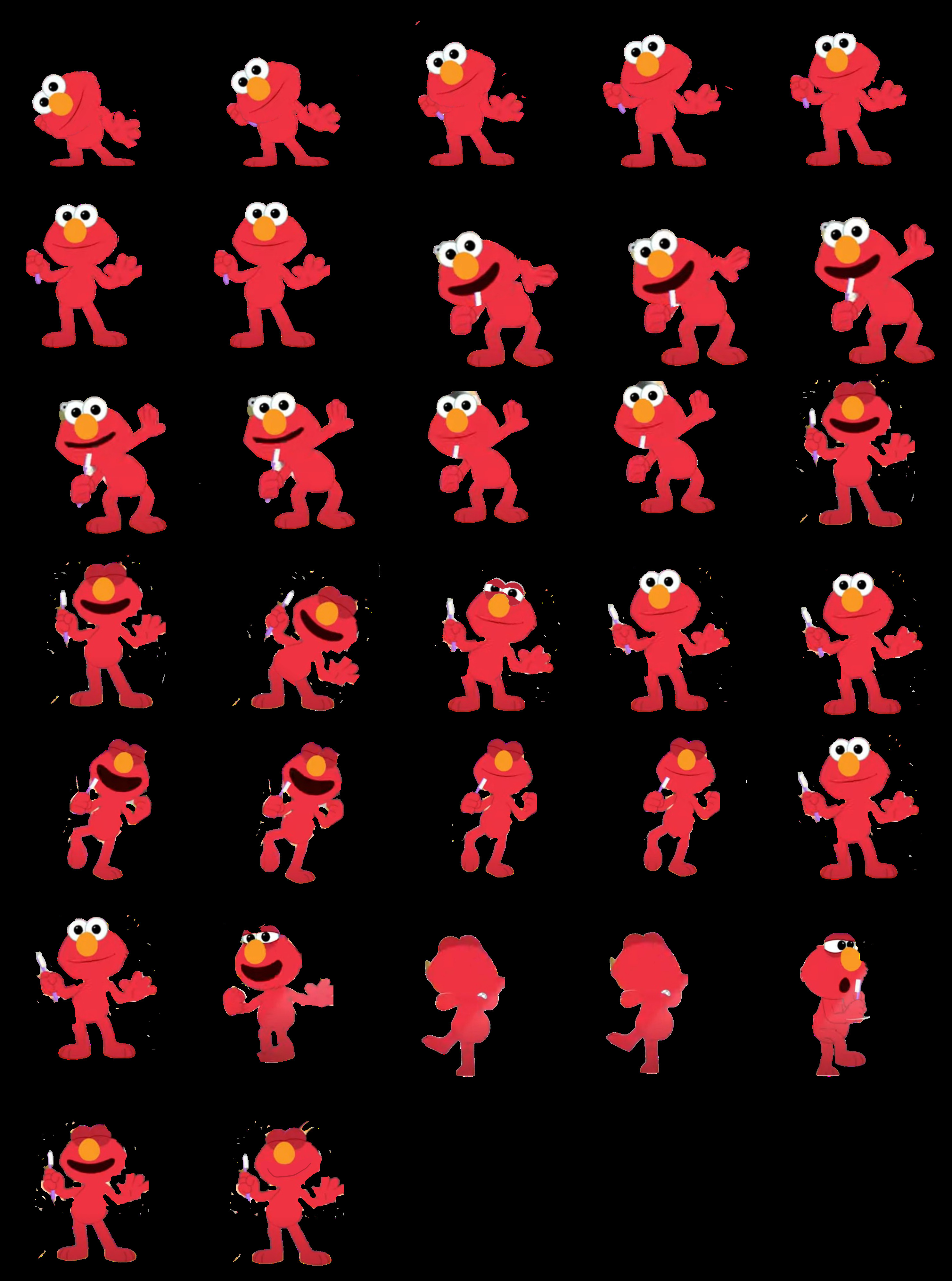 Elmo Sprite Concept Concept for Friday Night Funkin' | FNF Concepts