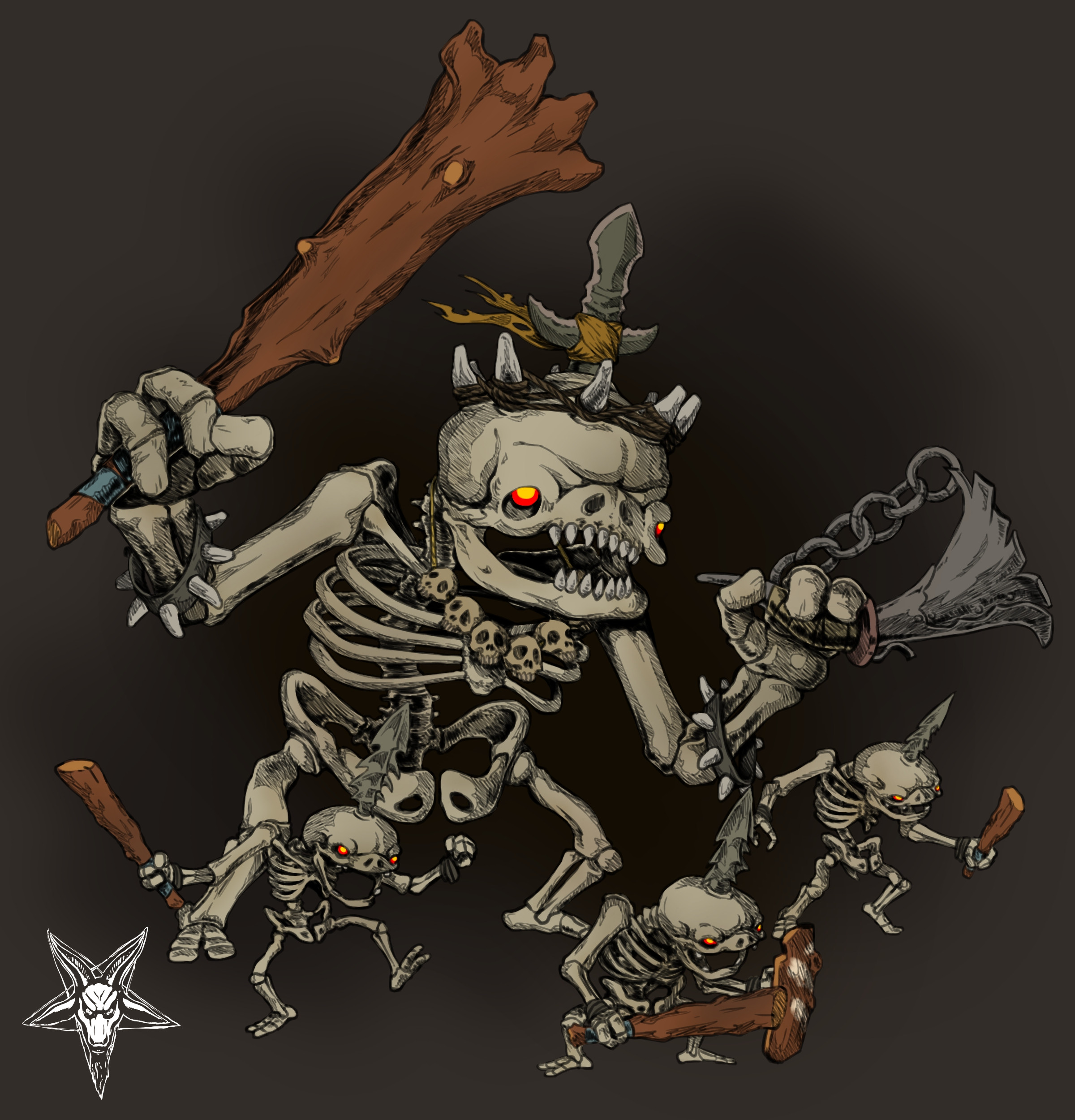 Stal Boko Boss Concept for The Legend of Zelda: Tears of the Kingdom ...