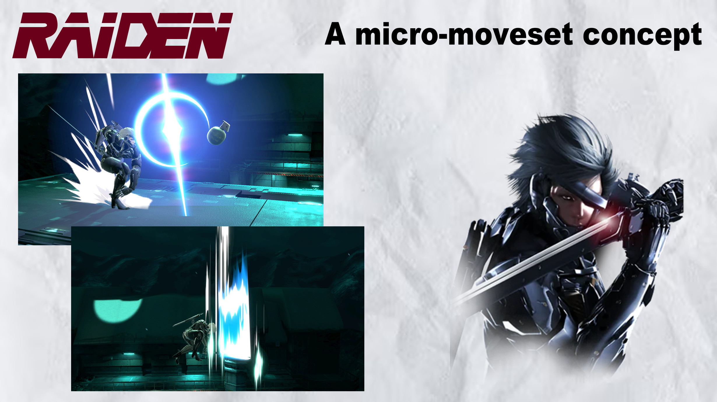 Raiden micro-moveset concept Concept for Super Smash Bros. Ultimate ...