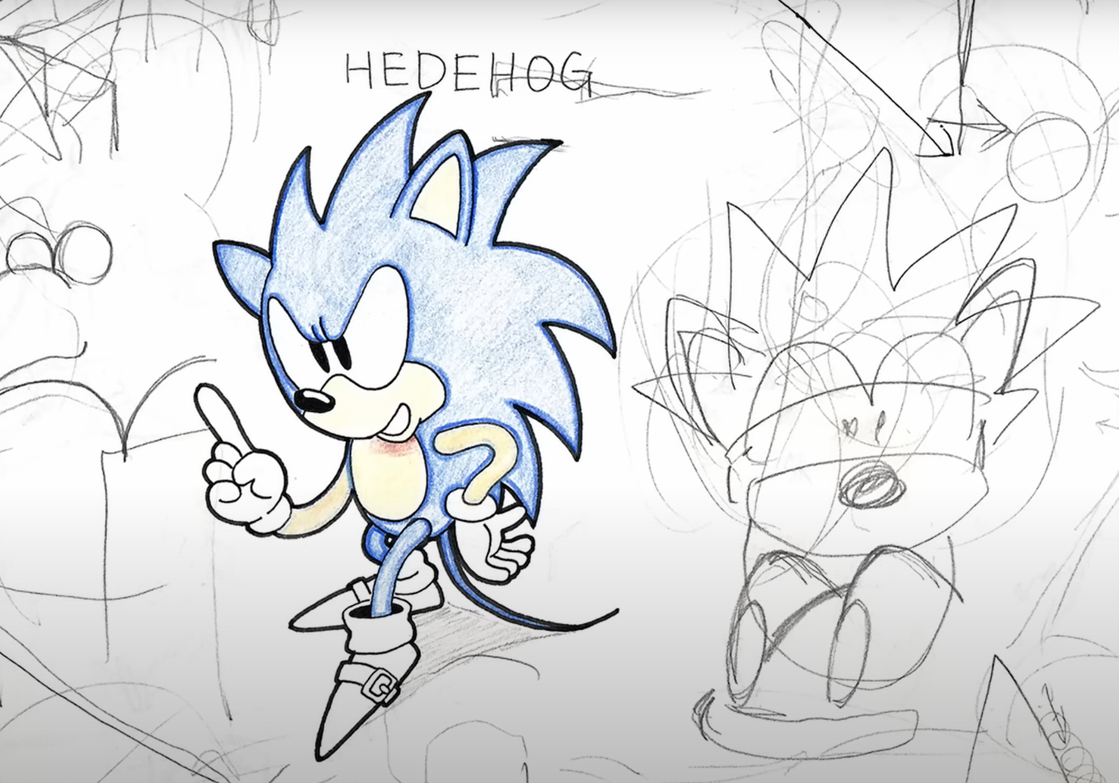 Mr. Needlemouse sonic Concept for Sonic 3 A.I.R. | S3AIR Concepts
