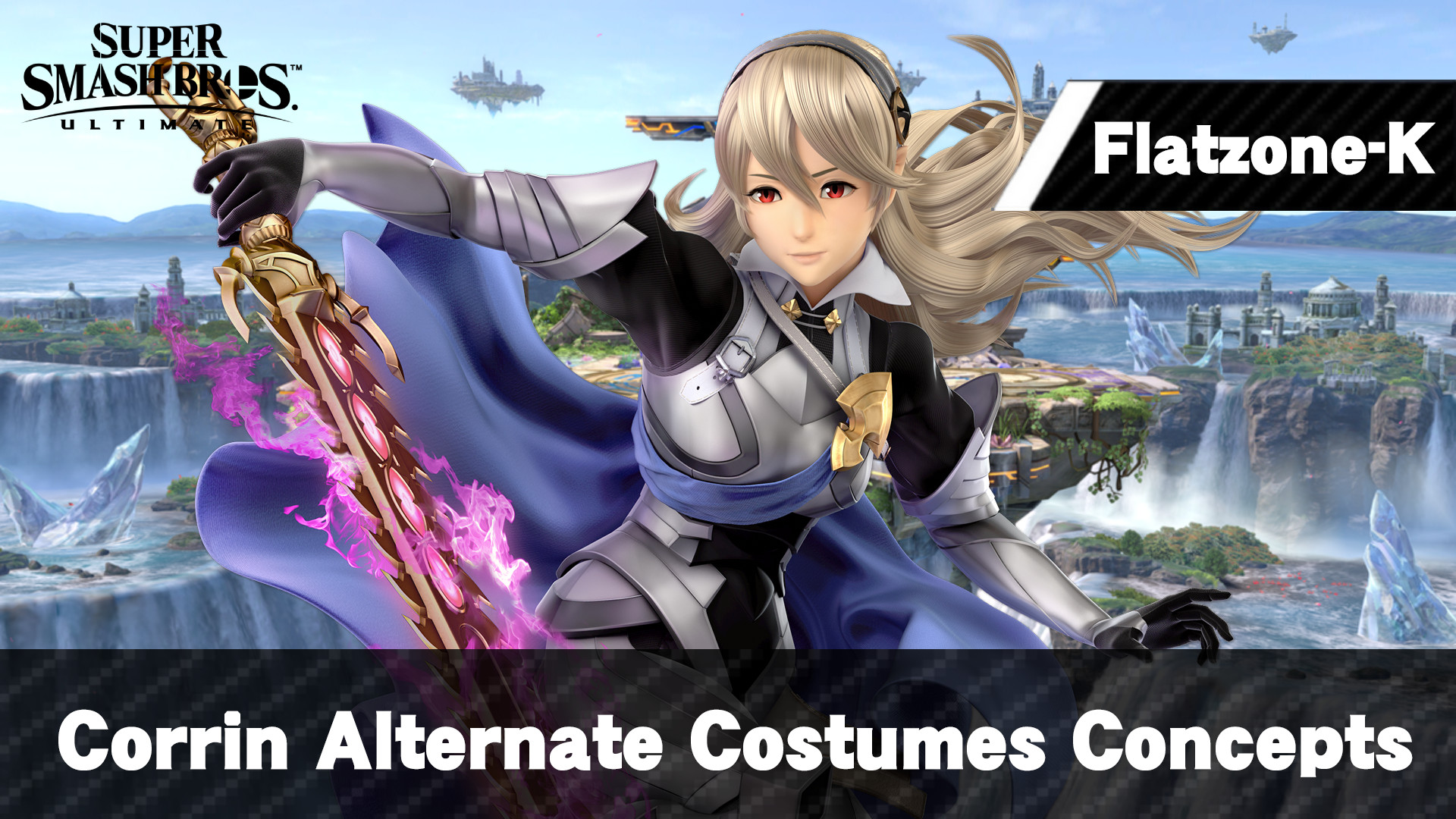Female Corrin Costume Concepts Concept for Super Smash Bros. Ultimate ...