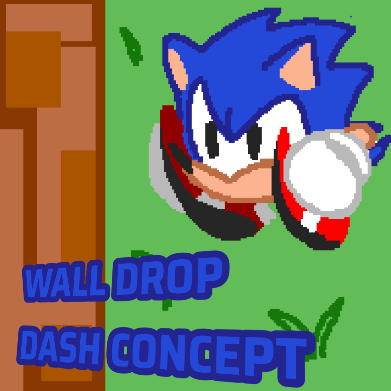 WALL DROP DASH CONCEPT Concept for Sonic 3 A.I.R. | S3AIR Concepts
