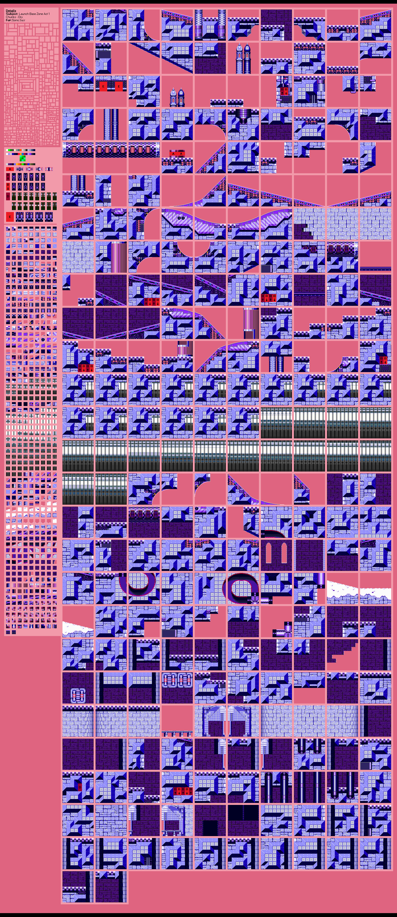 Alternative Tile Set for LBZ Concept for Sonic 3 A.I.R. | S3AIR Concepts