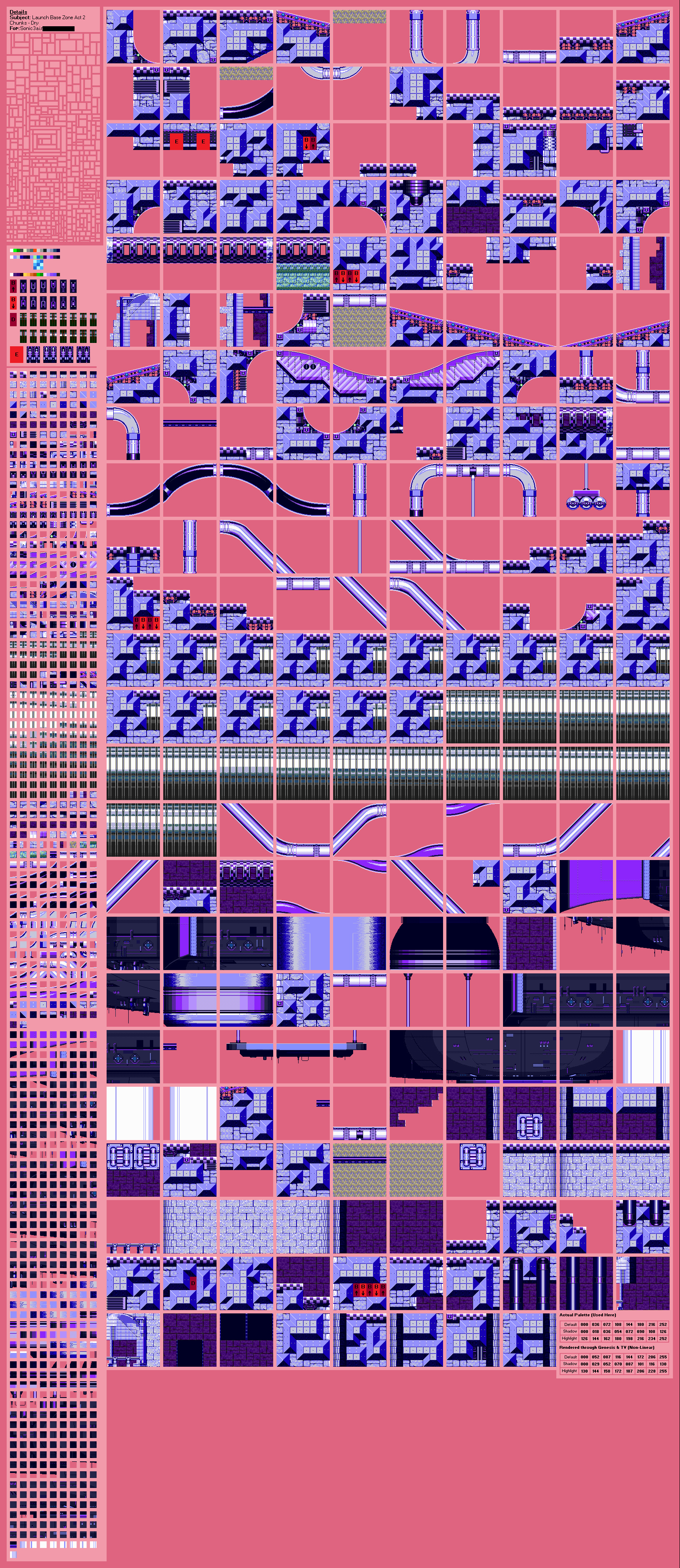 Alternative Tile Set for LBZ Concept for Sonic 3 A.I.R. | S3AIR Concepts