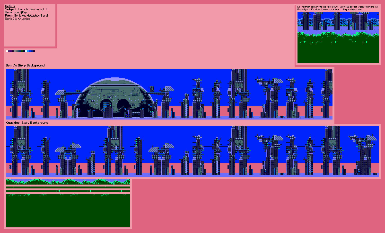 Alternative Tile Set for LBZ Concept for Sonic 3 A.I.R. | S3AIR Concepts