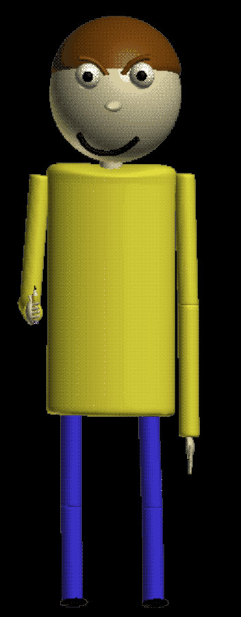 My PencilBoy model Concept for Baldi's Basics | Baldi Concepts