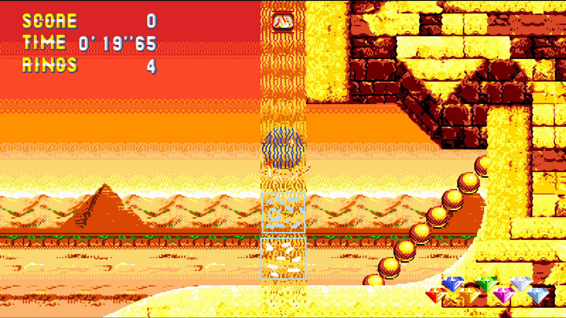 Sand becomes glass if the fire shield is equipped Concept for Sonic 3 A ...