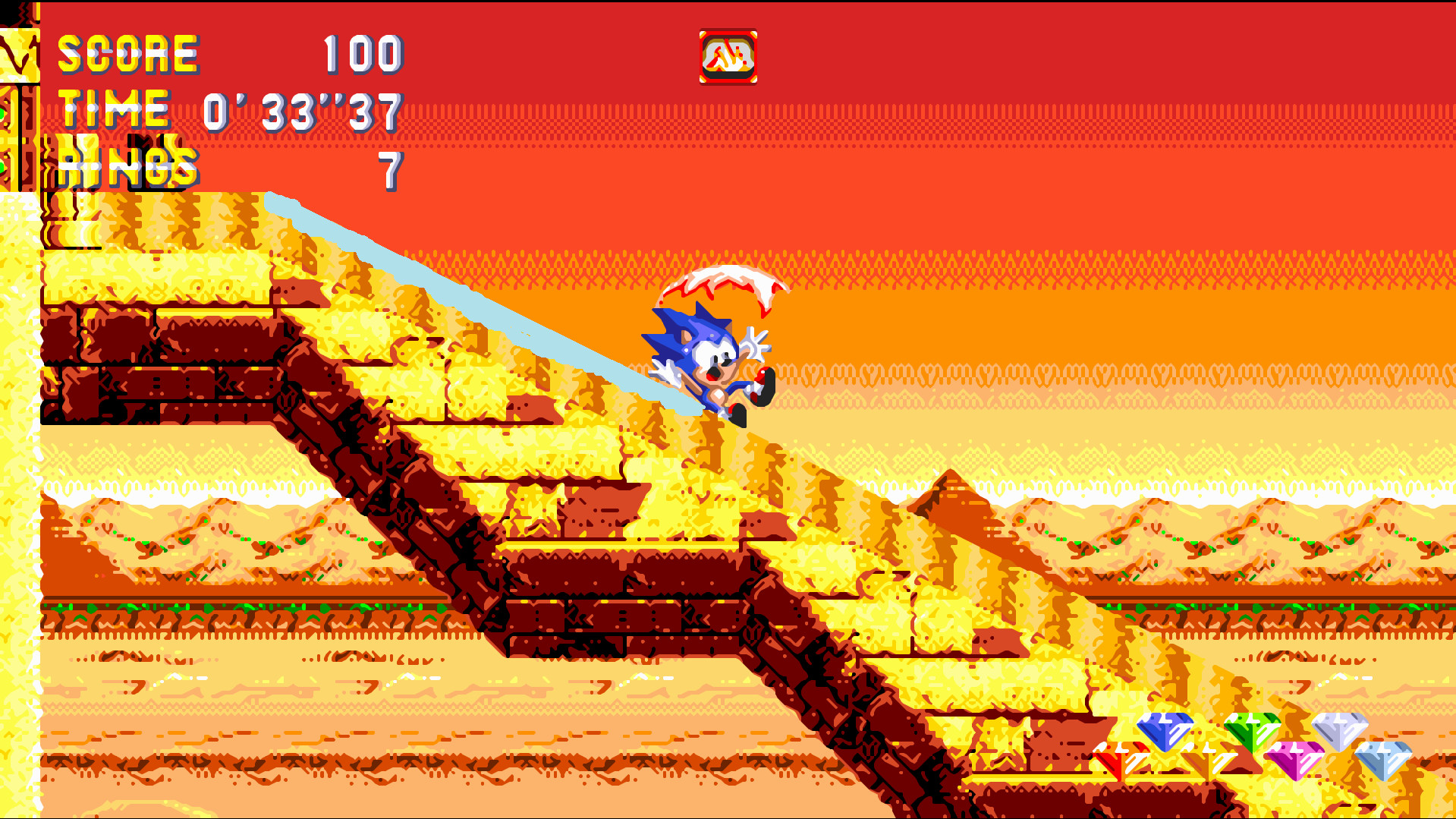 Sand becomes glass if the fire shield is equipped Concept for Sonic 3 A ...
